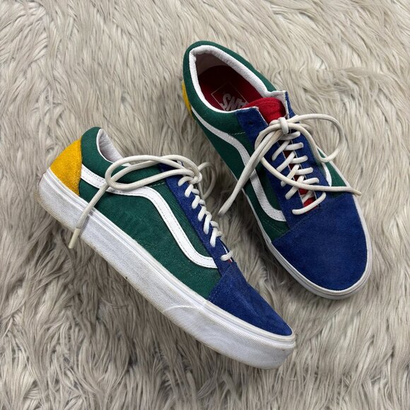 Vans | Shoes | Vans Old Skool Color Block Yacht Sneakers | Poshmark